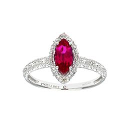 Diamant Leternel Ring Damen Gr&ouml;&szlig;e 57 silber