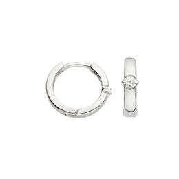 Firetti Damen Paar Creolen &raquo;Schmuck Geschenk Silber 925 Ohrschmuck Ohrringe Kristall&laquo; mit Zirkonia (synth.) silber 15mm, Silber 925 (Sterlingsilber)