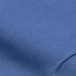 buttinette Sweatstoff "Basic" mit gerauter Innenseite, saphir