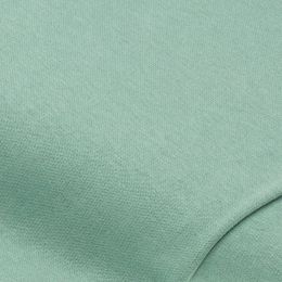 buttinette Sweatstoff "Basic" mit gerauter Innenseite, mintblau