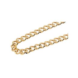 Adeli&aacute;s Unisex Halskette &ndash; Panzerkette aus Edelstahl in gold | Gr.: 70 cm