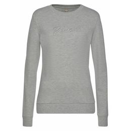 Bench Sweatshirt in hellgrau-meliert | Gr.: 44-46