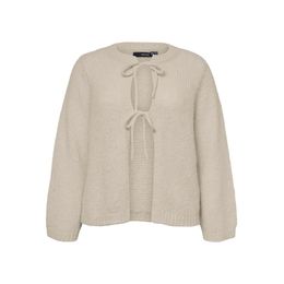 V&eacute;ro Moda Vero Moda Strickjacke in Oatmeal | Gr.: 46-48