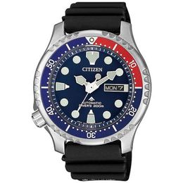 Citizen Herren Automatikuhr &raquo;Promaster Mechanical Diver&laquo; Armbanduhr, Herrenuhr, Damenuhr, Taucheruhr, bis 20 bar wasserdicht schwarz Einheitsgr&ouml;&szlig;e