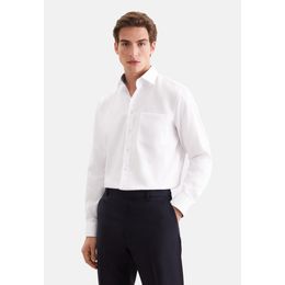 Seidensticker Herren Businesshemd "Schwarze Rose", wei&szlig;, Gr. 39, unifarben, 100% Baumwolle, Hemden, Regular 1/1 Extra lang Kentkragen Uni