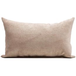 G&ouml;zze Dekokissen &raquo;Capri Cord&laquo; beige Polyester B/L: 30cm x 50cm, 1 Stk.