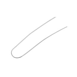 Adeli&aacute;s Unisex Halskette &ndash; Schlangenkette aus Edelstahl in silber | Gr.: 40 cm