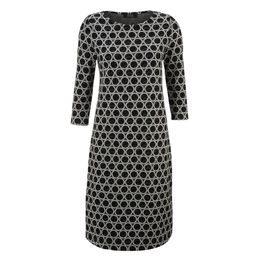 Aniston SELECTED Jerseykleid in schwarz-offwhite | Gr.: 36