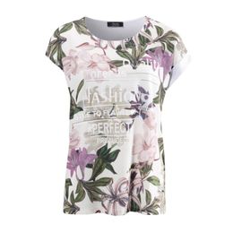 Aniston SELECTED Blusenshirt in wei&szlig;-ros&eacute;-lila-gr&uuml;n | Gr.: 42