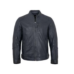Jilani Lederjacke Lammnappa in Navy | Gr.: 50