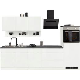 KOCHSTATION K&uuml;chenzeile &raquo;KS-Virginia,neu in verbesserter Ausf&uuml;hrung&laquo; Arbeitsplatte 38 mm stark, Stauraum, Softclose, Breite 290 cm, Soft-Close, 