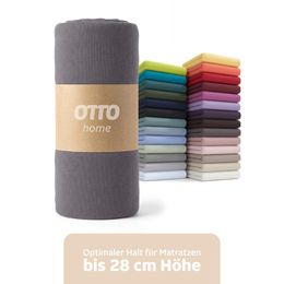 OTTO home Spannbettlaken &raquo;BLACKBERRY in BASIC und PREMIUM Qualit&auml;t, 100% Baumwolle&laquo; f&uuml;r hohe Matratzen bis 28 cm, Bettlaken, Spannbetttuch, Boxspring 