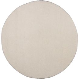 OTTO home Wollteppich &raquo;Punam, handgekn&uuml;pft&laquo; rund 28 mm H&ouml;he echter Berber aus Marokko, einfarbig, reine Wolle, Wohnzimmer grau Wolle &Oslash; 250cm 1 Stk., 