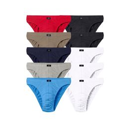 H.I.S. H.I.S Slip in rot, blau, khaki, grau-meliert, schwarz, wei&szlig; | Gr.: 5