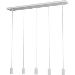 Segula Pendelleuchte &raquo;MADOX 5-Wave white&laquo; E27 1 Stk. wei&szlig; 5, &Oslash; 5,5cm H: 2,5cm, 1 Stk.