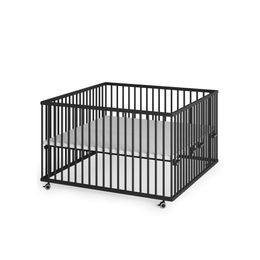 S&auml;mann Laufgitter - Black Edition - Premium Kollektion | Gr.: 75x100 cm
