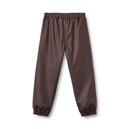 Wheat Jungen Stoffhose "Wheat Thermo Rain Pants Um", braun, Gr. 116, 100% Polyester (Recycelt), Hosen