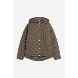 Cinque Damen Steppjacke "CIPHIL", braun, Gr. 38, unifarben, Web, Obermaterial: 100% Polyamid, Jacken, mit abnehmbarer Kapuze, Oversize Fit, leicht