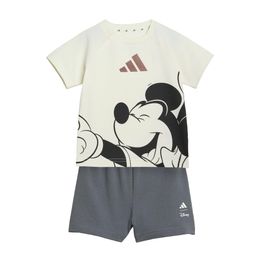 ADIDAS SPORTSWEAR Tracksuit 'Disney Micky Maus' boy size 92 Beige / Grey / Black