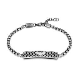 Police Herren Armband &raquo;Batman&laquo; silber 21,5cm, Edelstahl