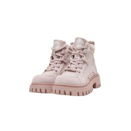 Buffalo Damen Stiefelette "Buffalo ZANOS NC MID - VEGAN CAVAS", Gr. 38, rosa, Kunstfaser, unifarben, Schuhe