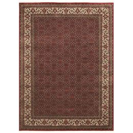 OCI DIE TEPPICHMARKE Orientteppich &raquo;Kamaro Herati&laquo; rechteckig 20 mm H&ouml;he reine Wolle, handgekn&uuml;pft, mit Fransen, Wohnzimmer rot Wolle B : 80cm 1 Stk.,