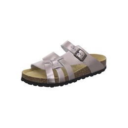 AFS-Schuhe Pantolette 'Pantoletten Damen Kralle metallic' Damen Gr&ouml;&szlig;e 41 silber
