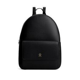 Tommy Hilfiger Damen Rucksack &raquo;TH ICON BACKPACK&laquo; Freizeitrucksack mit praktischem Vordertaschenfach schwarz B/H/T: 28,5cm x 39,5cm x 11cm