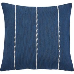 done. Dekokissen &raquo;Deep Blue Sea&laquo; Festes, langelebiges Gewebe blau Baumwolle, Polyester B/L: 45cm x 45cm, 1 Stk.