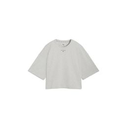 Top "W Puma X Hyrox Cropped Lifestyle Tee" in Grau | Gr.: S