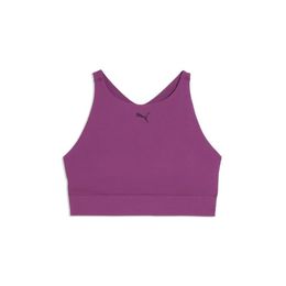 Puma Sport-BH "Shapeluxe High Neck Bra - Mid" in Lila | Gr.: XXL