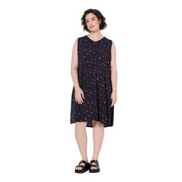 Ulla Popken Midikleid in schwarz | Gr.: 62/64