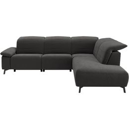 Musterring Ecksofa &raquo;MR 370, intelligenter Komfort im modernen Design&laquo; Optionale Relaxfunktion, flexible Kopfteile & klappbare Armlehnen 95% Polyester, 5% Nylon B
