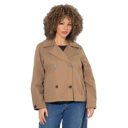 Ulla Popken Jacke in braun | Gr.: 50-52