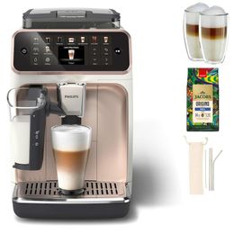 Philips Kaffeevollautomat &raquo;EP5543/80 5500 Series, 20 Kaffeespezialit&auml;ten (hei&szlig; oder eisgek&uuml;hlt)&laquo; LatteGo-Milchsystem, SilentBrew Technologie wei&szlig; 