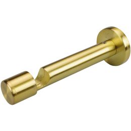 Tr&auml;ger mit Schraubkappe f&uuml;r Gardinenstangen &Oslash; 16 mm gold &Oslash; 1,6cm