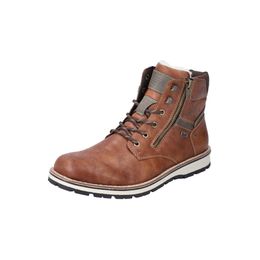 Rieker Lace-Up Boots male size 42 Dark beige / Cognac / Brocade