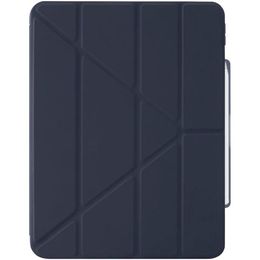 Tablet-H&uuml;lle &raquo;Origami No3 Pencil Case iPad Pro 13" M4 (2024)&laquo; iPad 33 cm (13 Zoll) blau Polycarbonat, Polyurethan (PU) Unterst&uuml;tzt automatische Schlaf