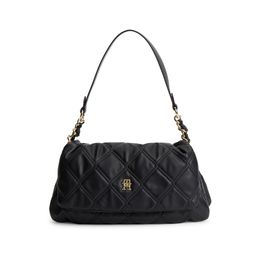 Tommy Hilfiger Umh&auml;ngetasche 'Quilted TH Monogram Shoulder' Damen Gr&ouml;&szlig;e One Size schwarz