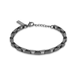 Police Herren Armband &raquo;Player&laquo; schwarz 21,5cm, Edelstahl