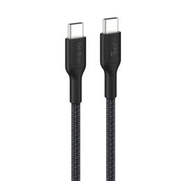 Belkin USB-Kabel &raquo;BoostCharge Pro USB-C / USB-C geflochten 240 W&laquo; USB-C 200 cm schwarz USB-IF-zertifiziert f&uuml;r USB 2.0