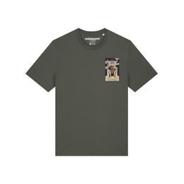 Watapparel Shirt 'Tarot The Emperor' Herren Gr&ouml;&szlig;e XS khaki / mischfarben