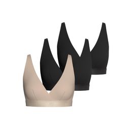 IMPETUS Bra female size 90 Beige / Black