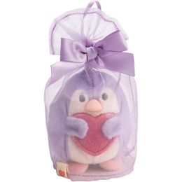 Nici Kuscheltier &raquo;mymochi, Set Pinguin Waddle violett 8cm mit Herztasche & Organzakost&uuml;m&laquo; in Geschenkbox Einheitsgr&ouml;&szlig;e Kuscheltier