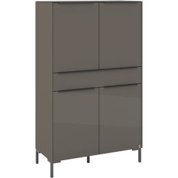 set one by Musterring Highboard &raquo;Reno&laquo; 1 Stk. tlg. Mit Winkelfu&szlig; in diversen Farben, 154 cm H&ouml;he & Farbauswahl Glas, Holzwerkstoff B/H/T: 92cm x 154cm