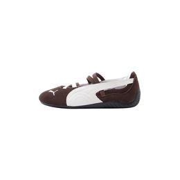 Puma Sneaker 'Speedcat' M&auml;dchen Gr&ouml;&szlig;e 35.5 dunkelbraun / wei&szlig;