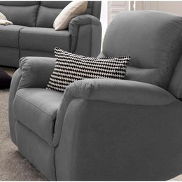 OTTO home Relaxsessel &raquo;Diana, TV-Sessel mit Relax- und Liegefunktion, Luxusmicrofaser-Bezug&laquo; mit Relaxfunktion und Federkern, hohe Belastbarkeit grau 