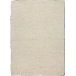 OTTO home Wollteppich &raquo;Punam, handgekn&uuml;pft&laquo; rechteckig 28 mm H&ouml;he echter Berber aus Marokko, einfarbig, reine Wolle, Wohnzimmer grau Wolle B : 250cm 1
