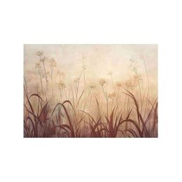 WALLARENA Fototapete Gras in Beige | Gr.: 150 x 105 cm