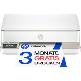 HP Multifunktionsdrucker &raquo;ENVY 6120e&laquo; 3 Monate *gratis drucken mit Instant Ink wei&szlig; Kunststoff 3 Monate gratis drucken mit HP Instant Ink und bis zu 